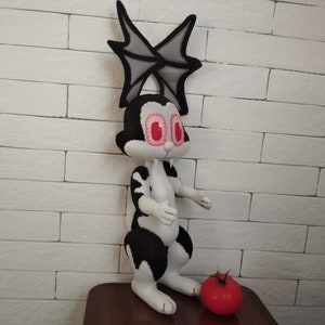 Banicule rabbit vampire. Bunny Bunnicula plush. It is a sample of the ...