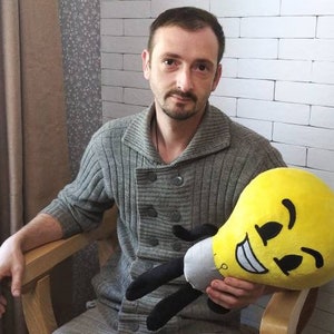 BFDI Toy Plush. Toy Light Bulb Inanimate Insanity. Custom Plush ...