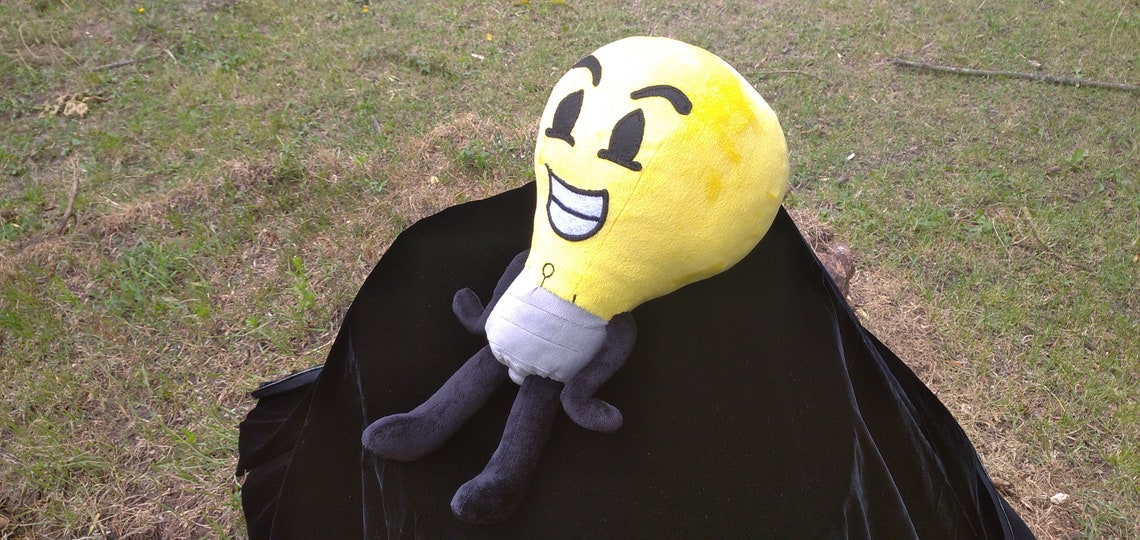 BFDI Toy Plush. Toy Light Bulb Inanimate Insanity. Custom - Etsy UK