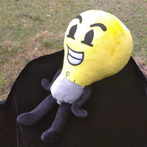 BFDI Toy Plush. Toy Light Bulb Inanimate Insanity. Custom Plush ...