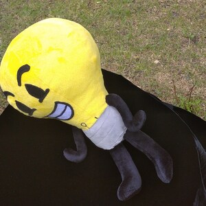 BFDI Toy Plush. Toy Light Bulb Inanimate Insanity. Custom Plush ...