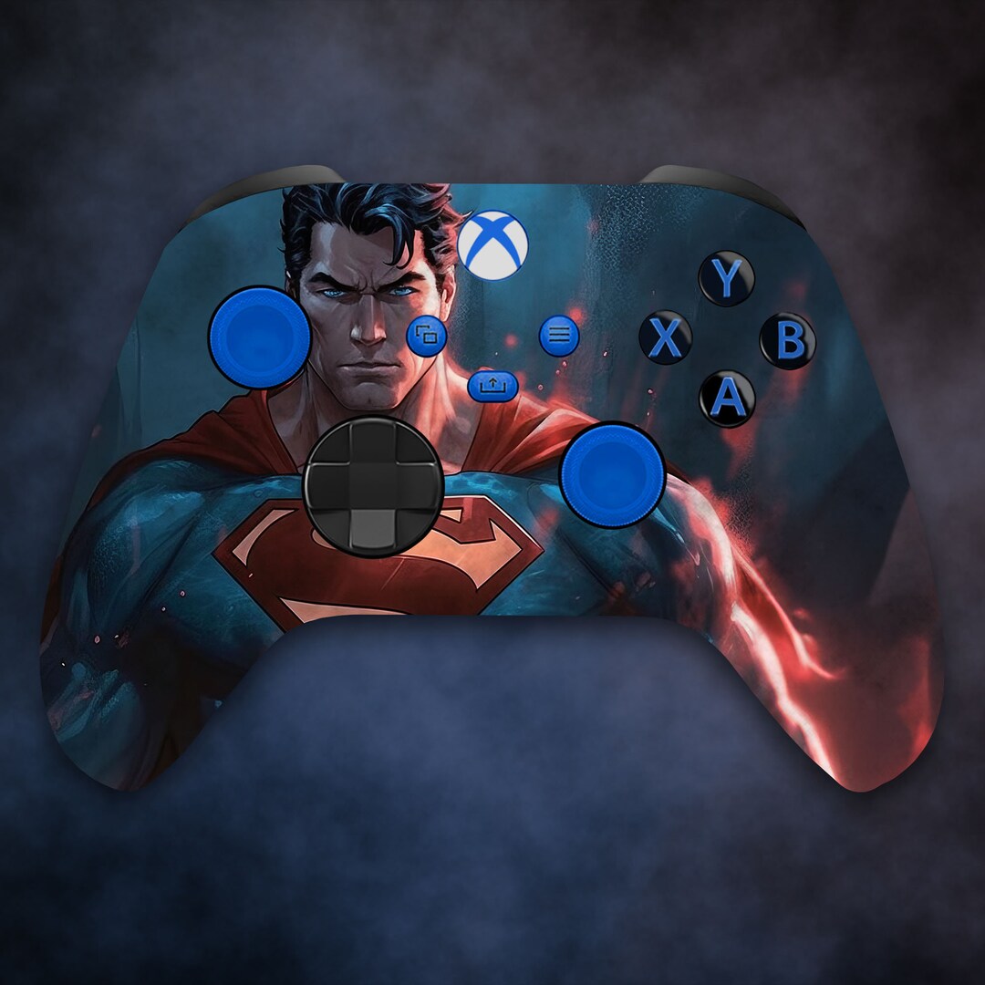 Super Man version 2 Custom Wireless Controller for Xbox or - Etsy
