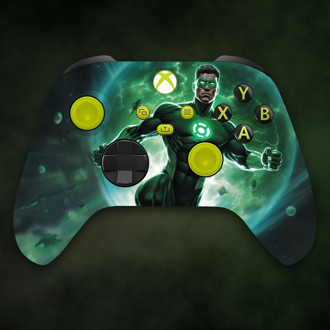 Green Lantern Custom Wireless Controller for Xbox or PC - Etsy