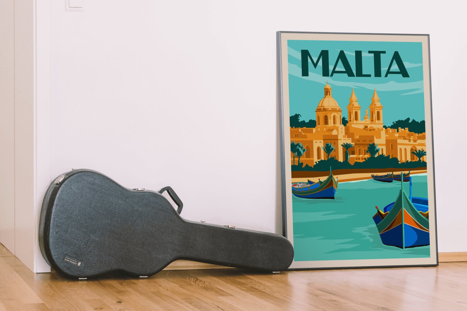 Vintage Malta Travel Poster Printable - Etsy