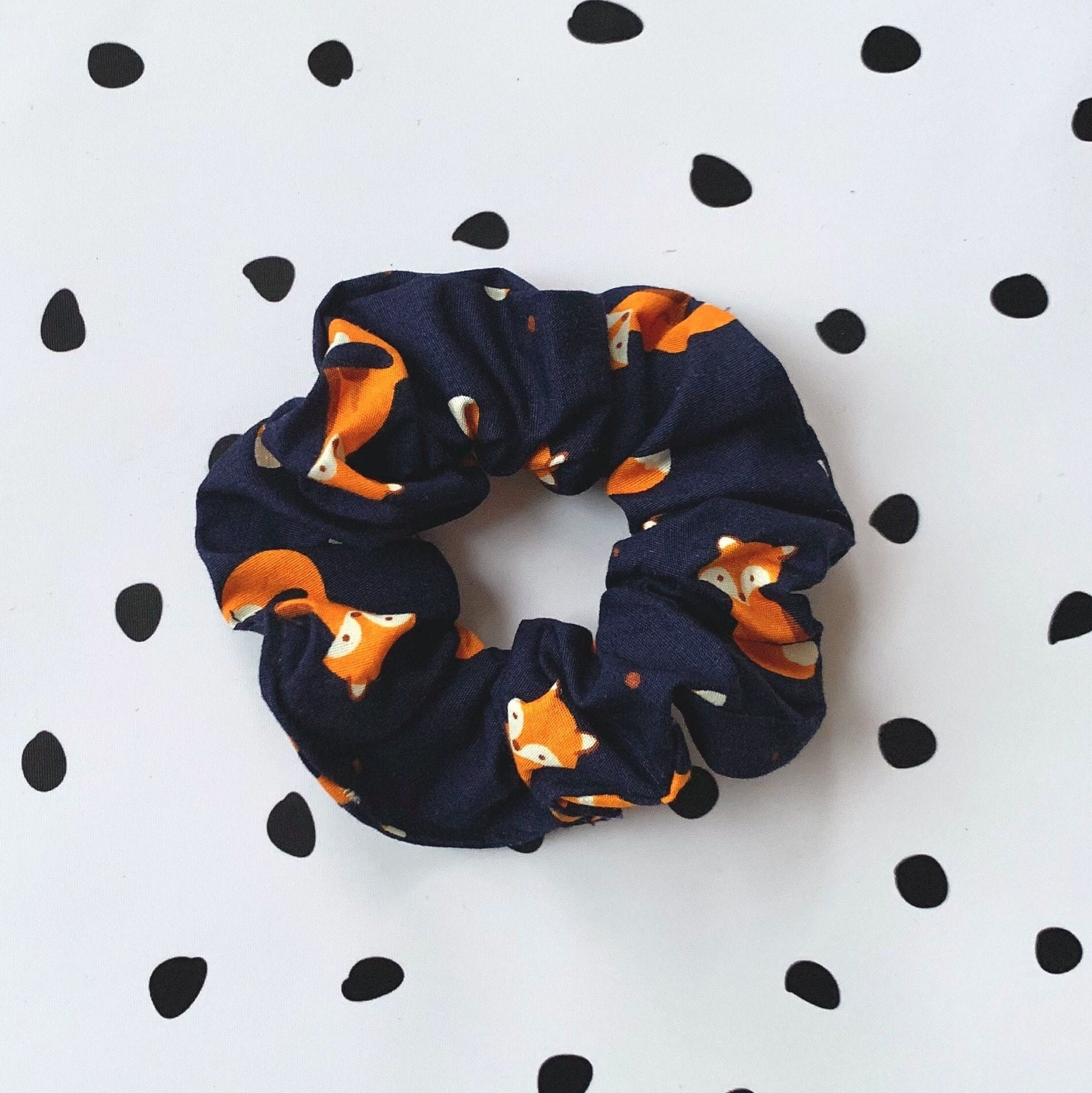 Fox Scrunchie Animal Scrunchie Hair Accessory Handmade | Etsy UK