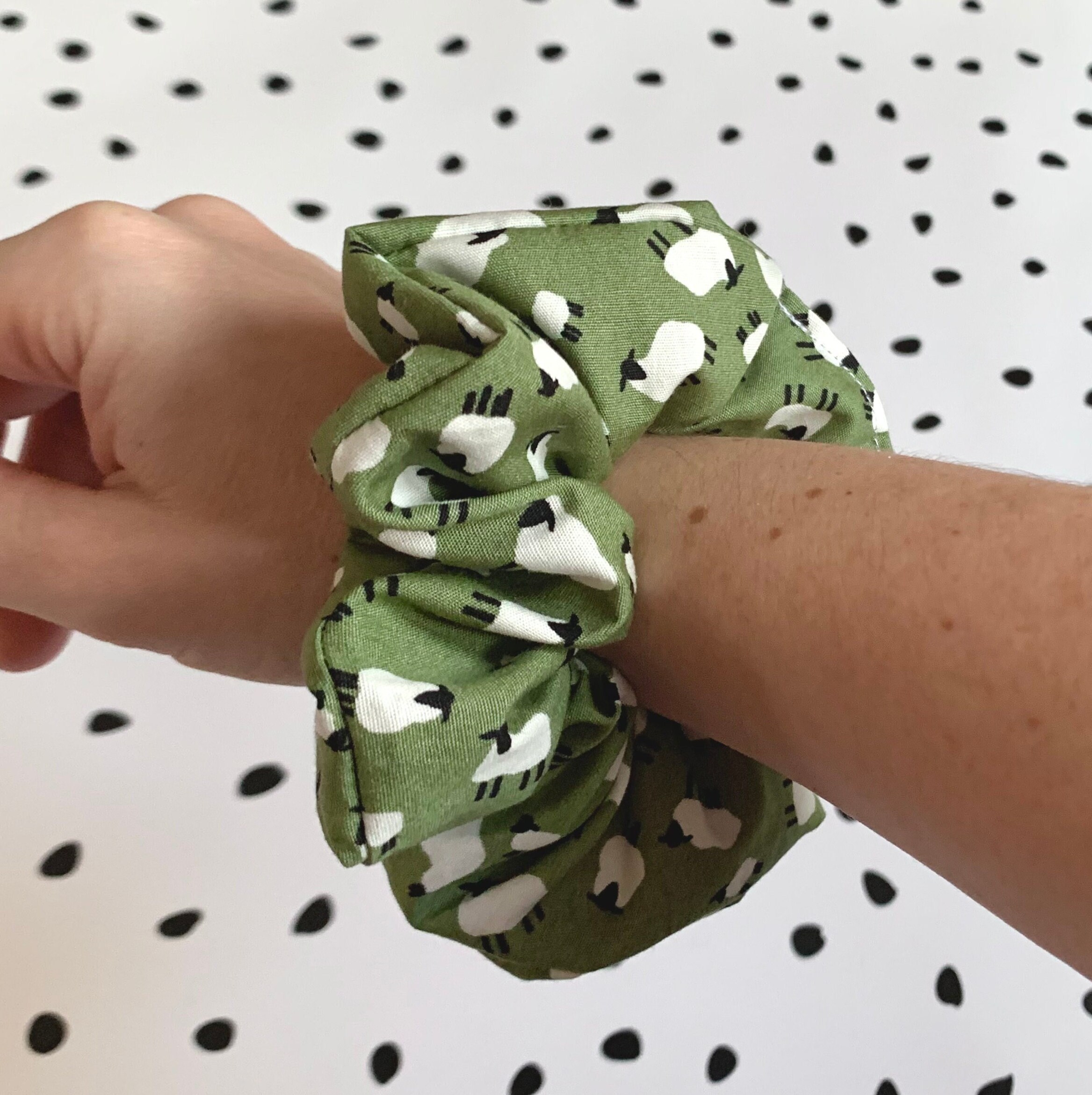 Sheep Scrunchie Animal Scrunchie Hair Accessory Handmade | Etsy UK