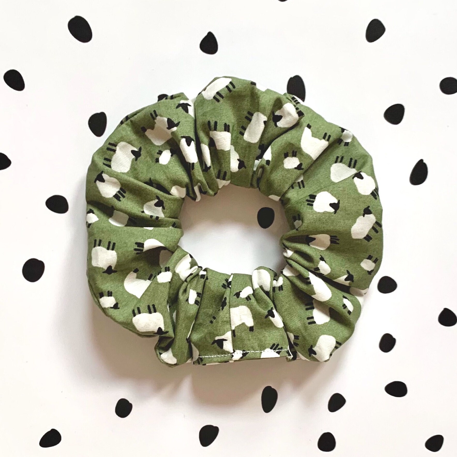 Sheep Scrunchie Animal Scrunchie Hair Accessory Handmade | Etsy UK