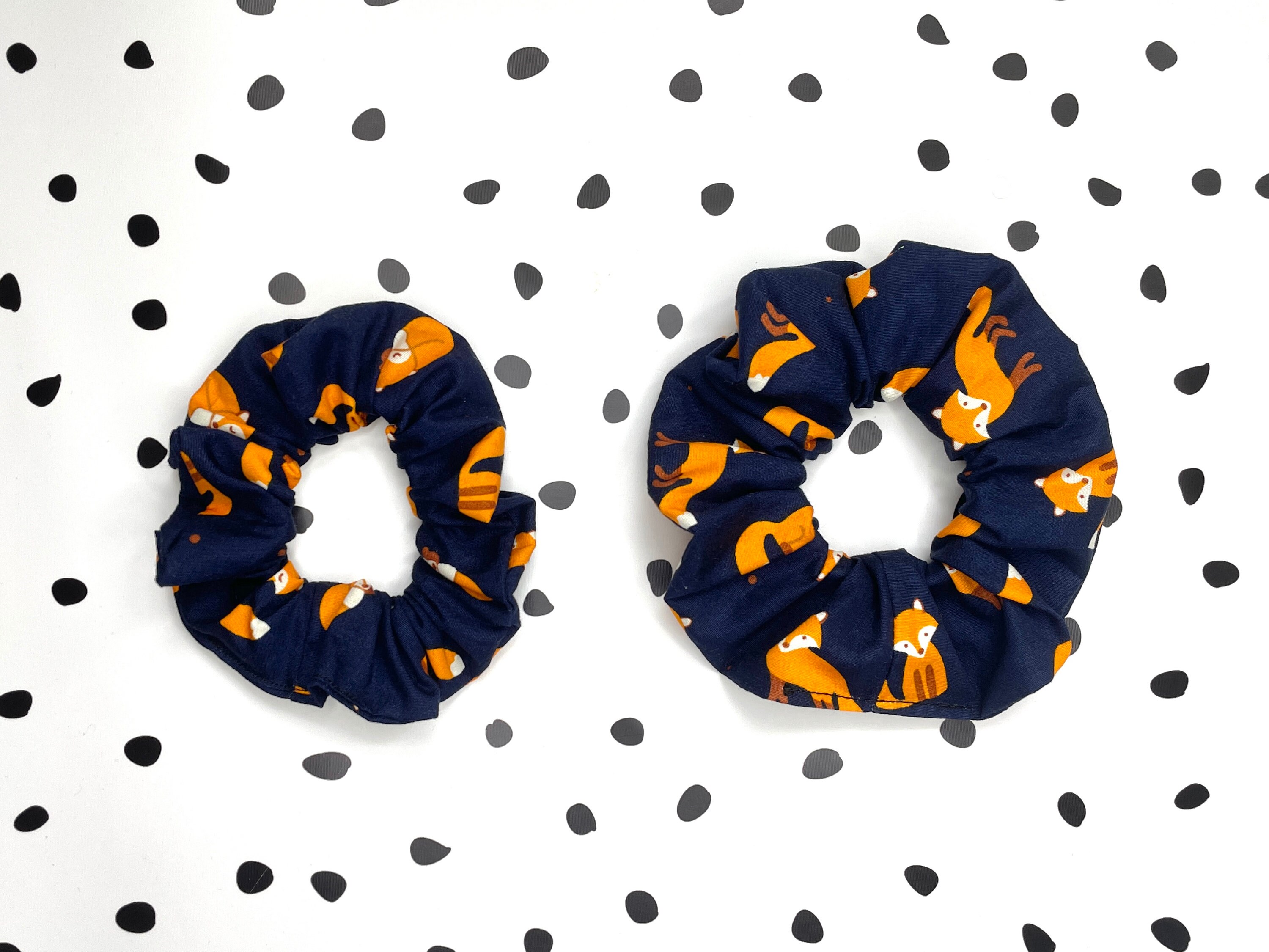 Fox Scrunchie Animal Scrunchie Hair Accessory Handmade | Etsy UK