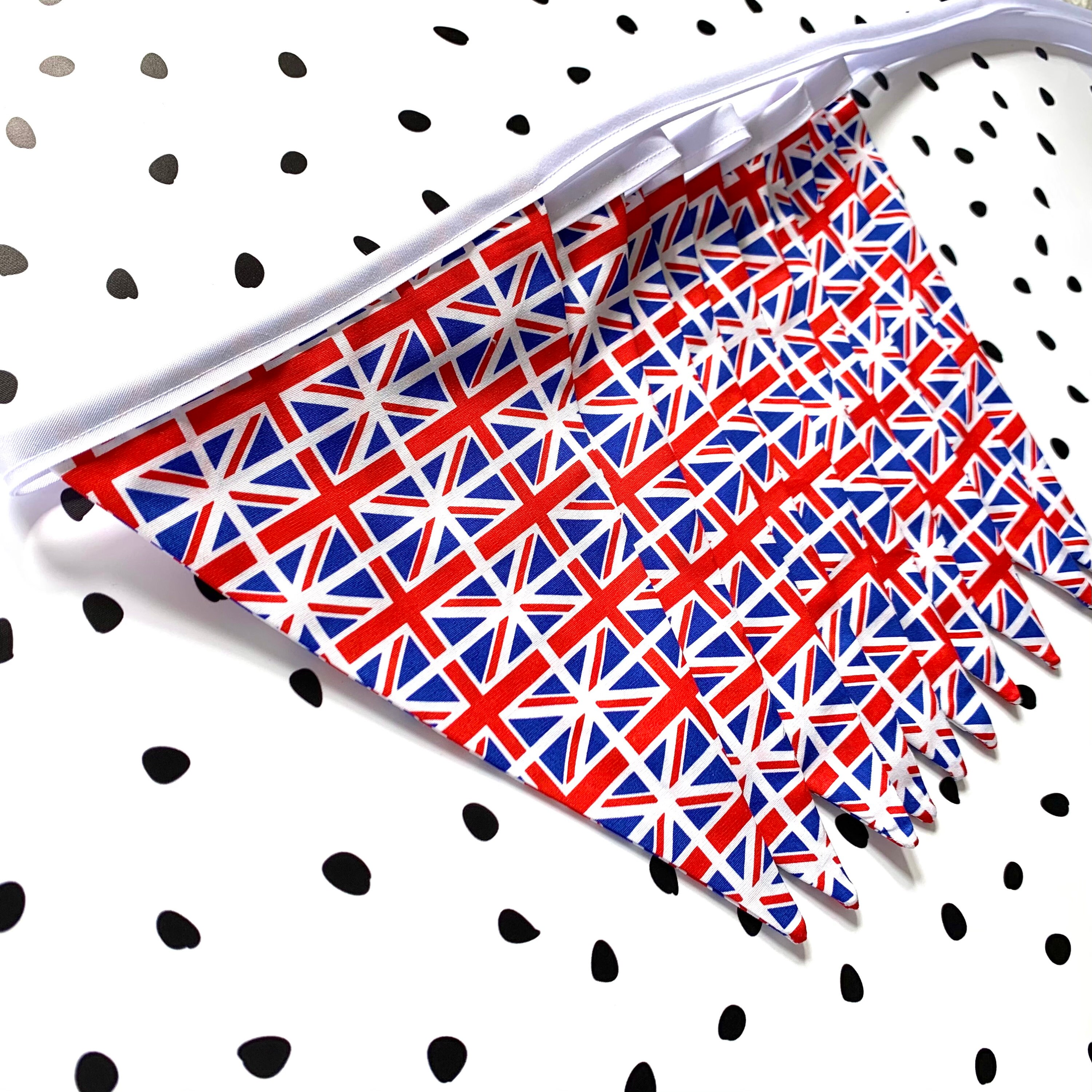 British Bunting Coronation Decor Union Jack Bunting VE - Etsy