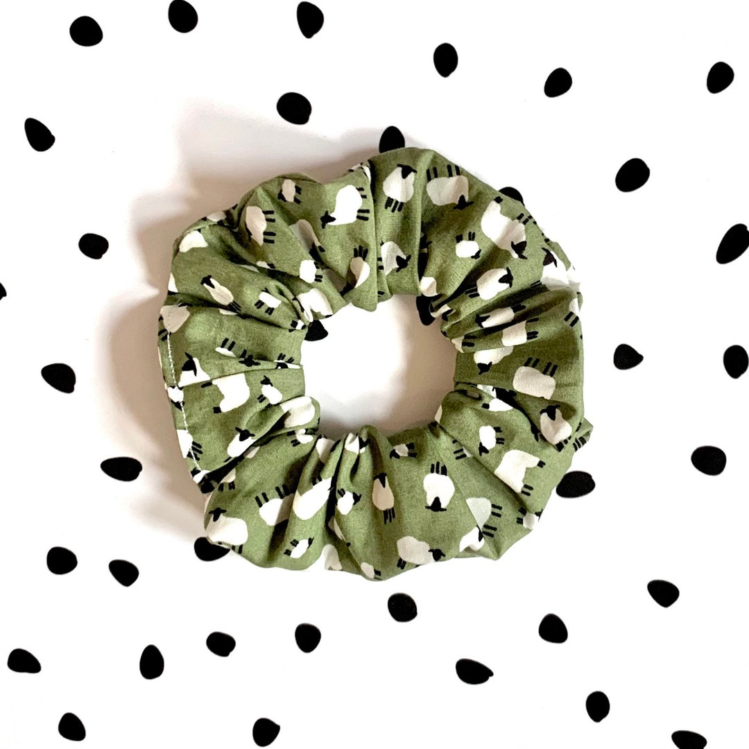Sheep Scrunchie Animal Scrunchie Hair Accessory Handmade in the UK ...