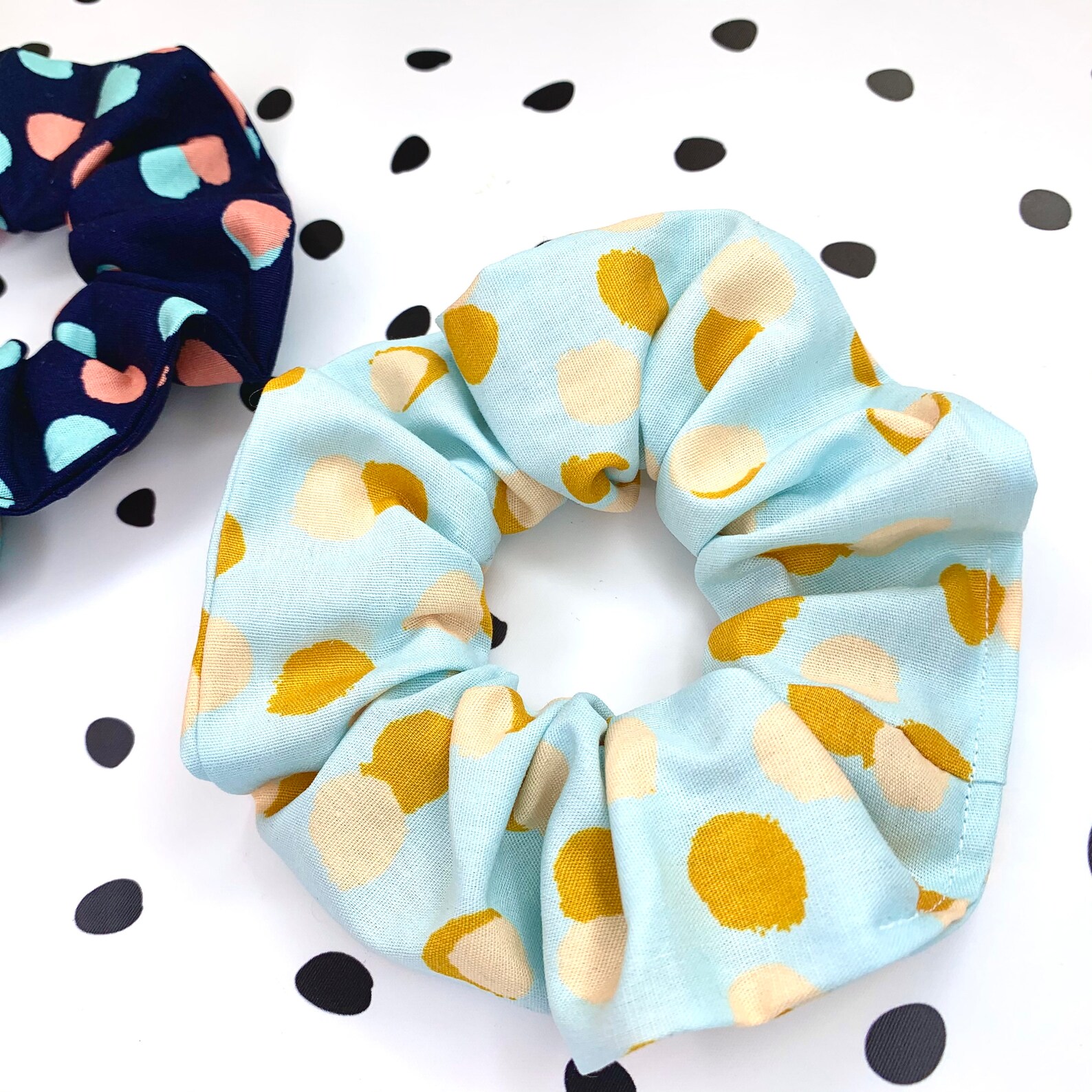 Scrunchie Box Dotty Scrunchies Scrunchie Set Hair - Etsy UK