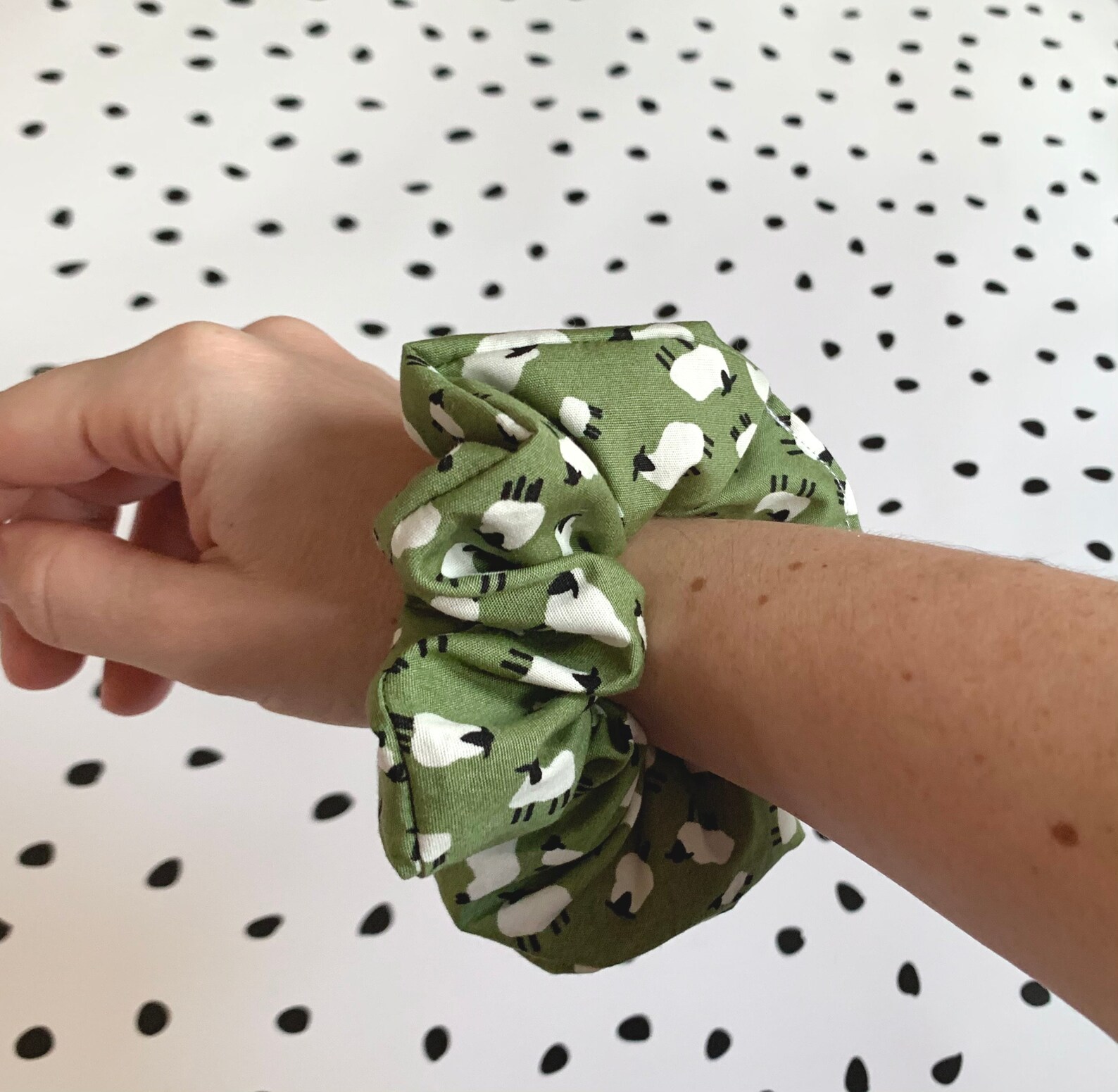 Sheep Scrunchie Animal Scrunchie Hair Accessory Handmade | Etsy