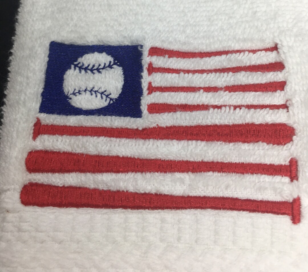 Baseball Flag Hand Towel - Etsy