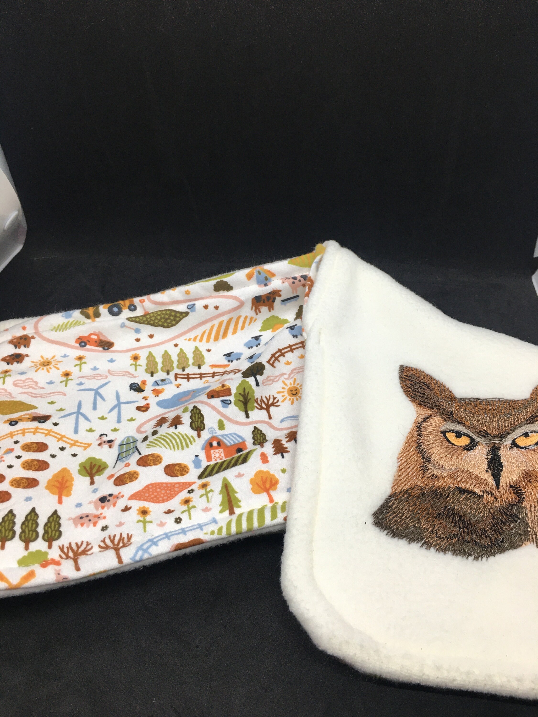 Winter Scarf With Owl - Etsy