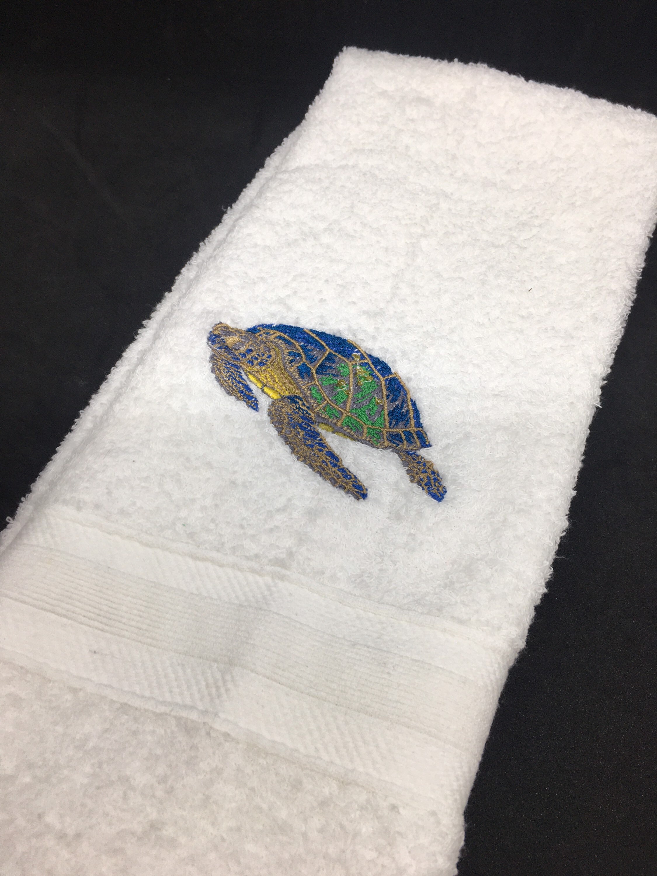 Sea Turtle Hand Towels - Etsy