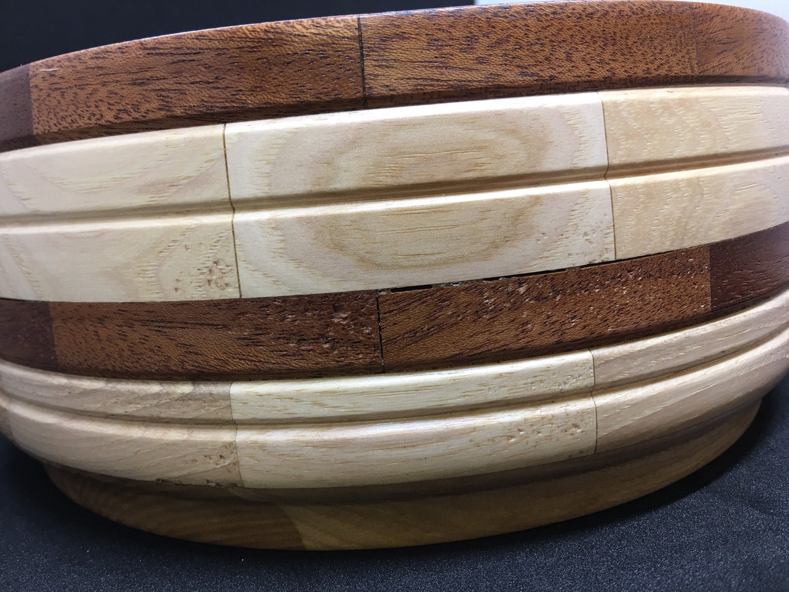 Segmented Wooden Bowl - Etsy