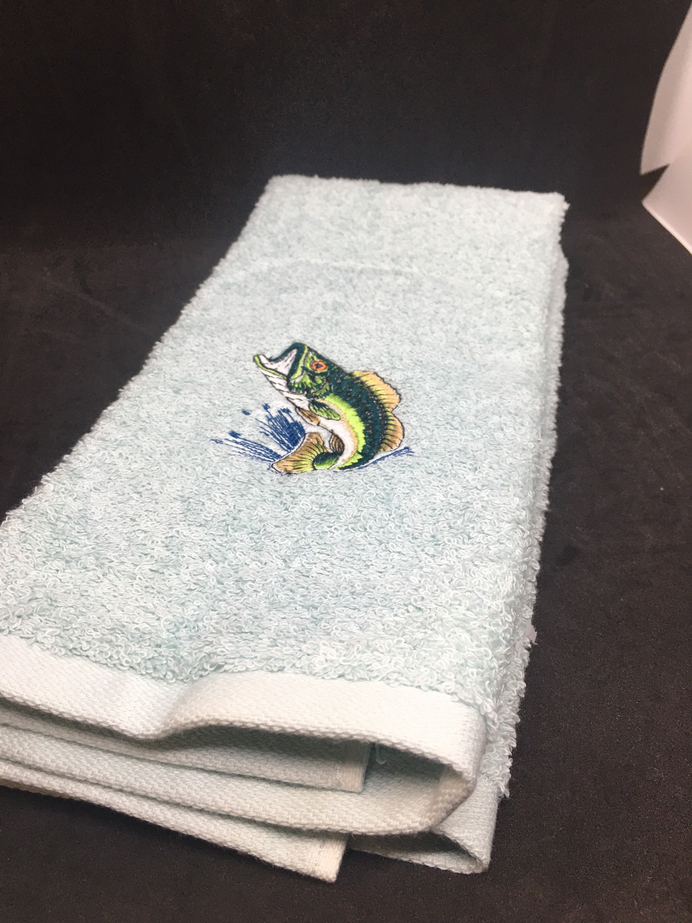 Bass Fish Hand Towels - Etsy
