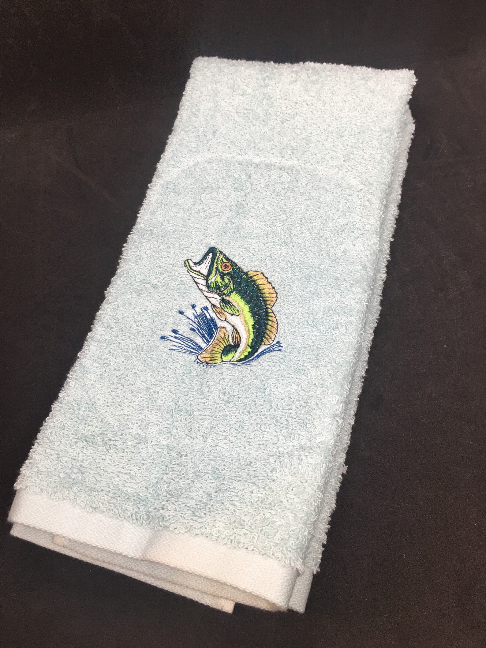 Bass Fish Hand Towels - Etsy