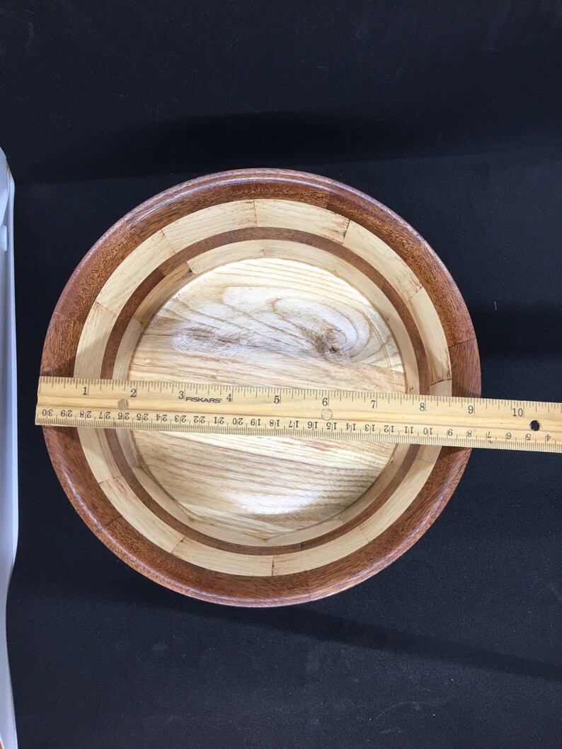 Segmented Wooden Bowl - Etsy
