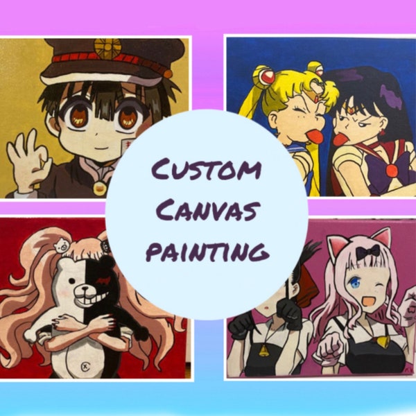 Anime Canvas - Etsy