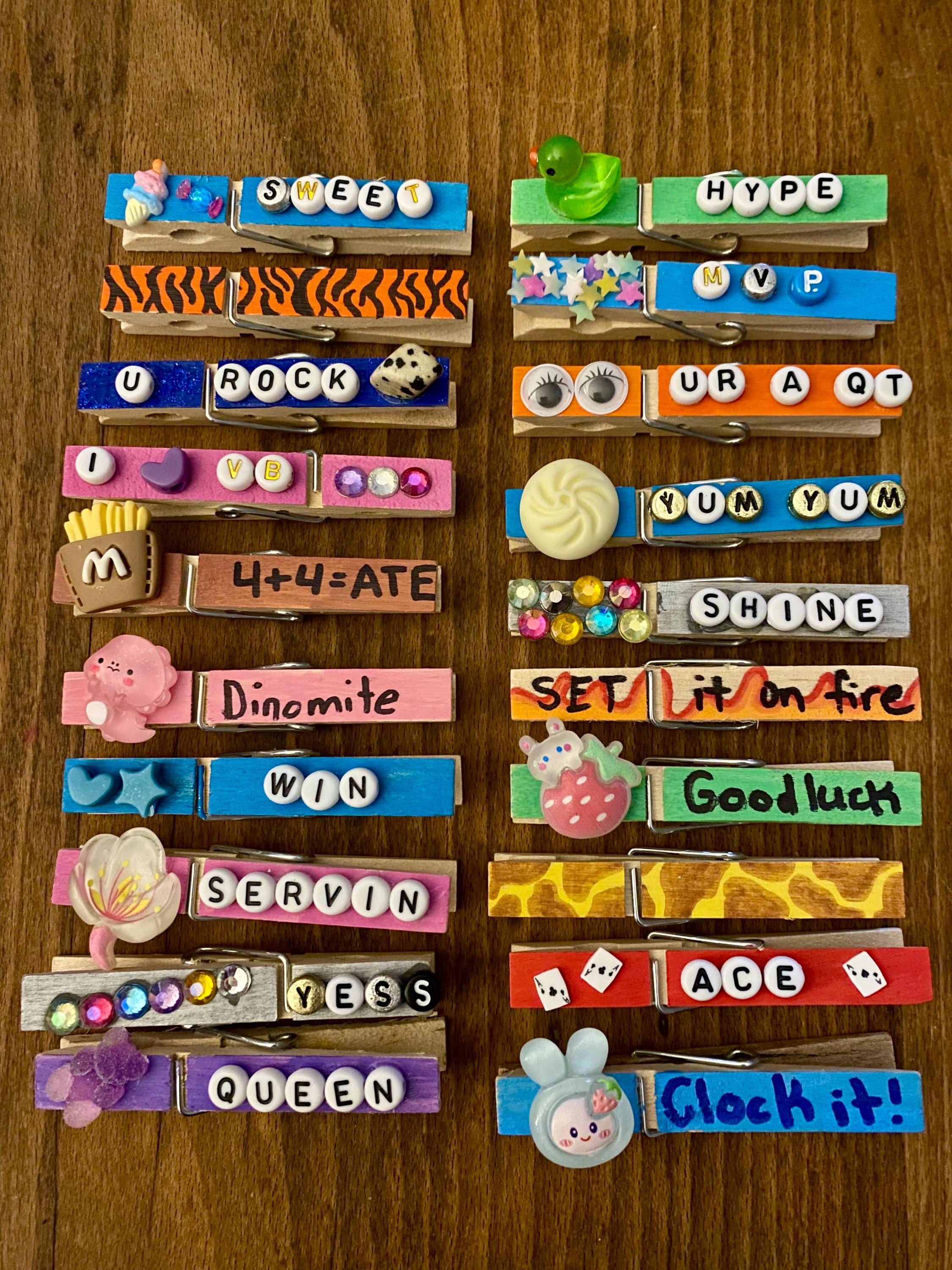 Volleyball Spirit Clips - Etsy