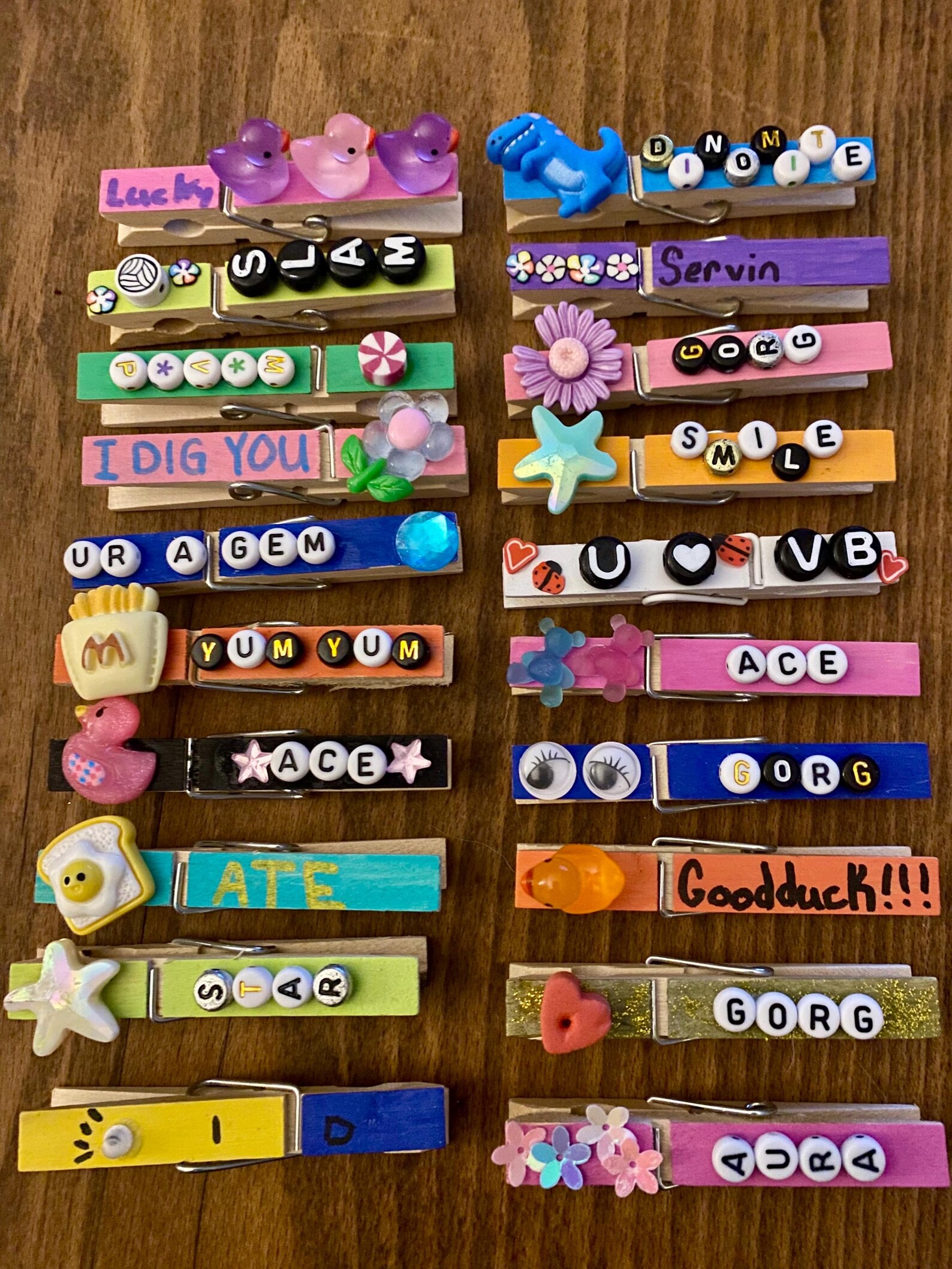 Volleyball Spirit Clips - Etsy