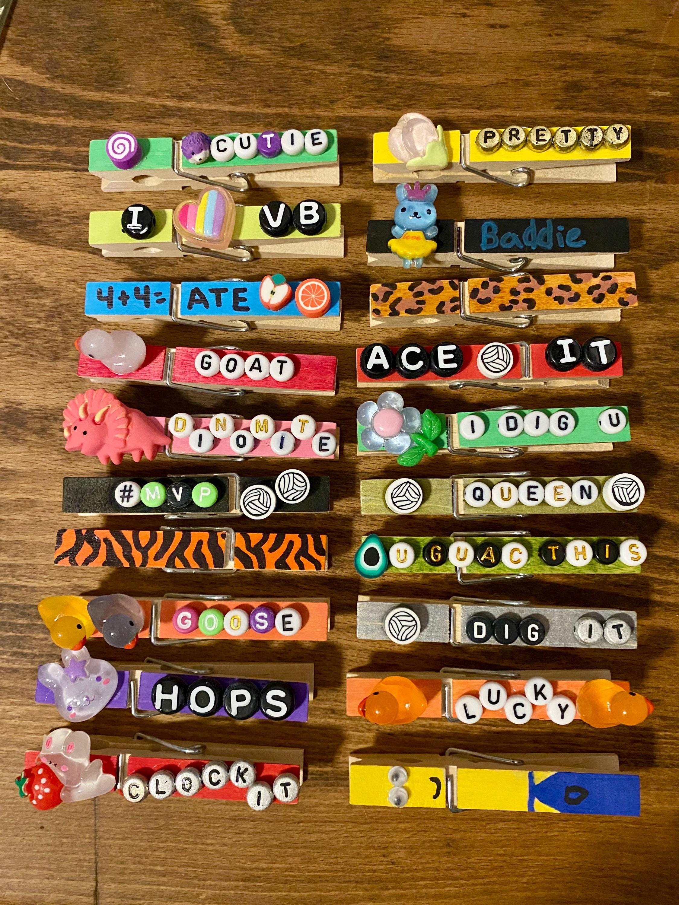 Volleyball Spirit Clips - Etsy