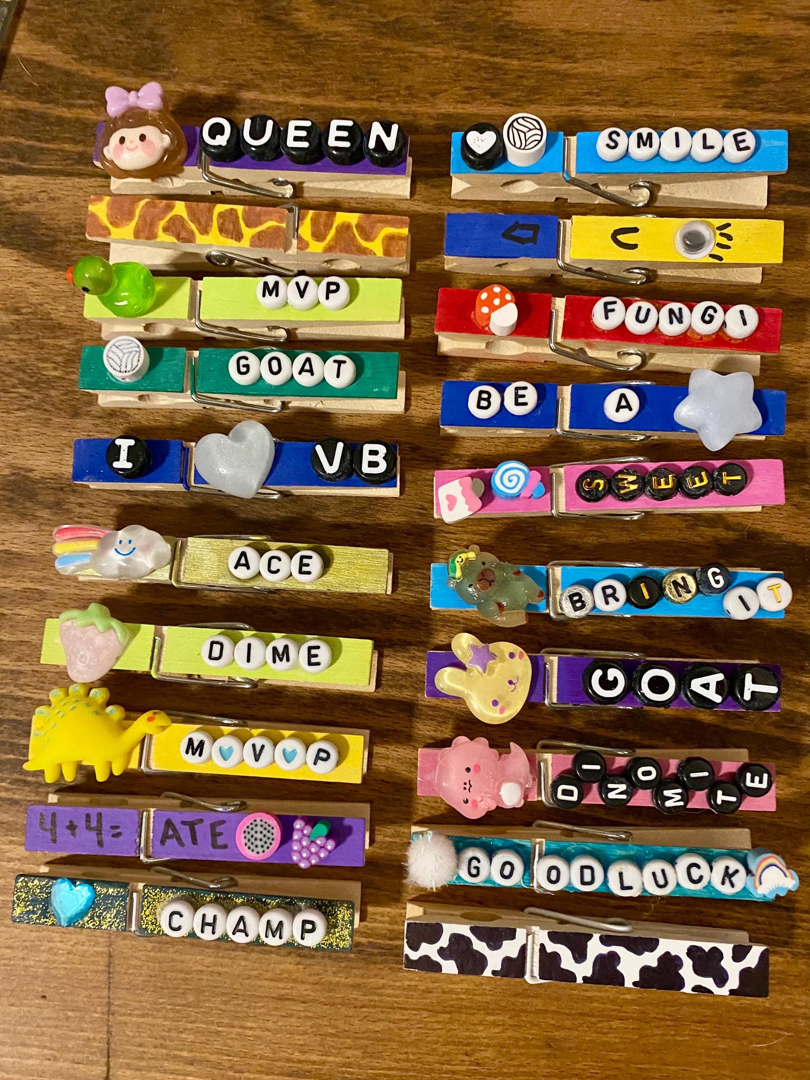Volleyball Spirit Clips - Etsy