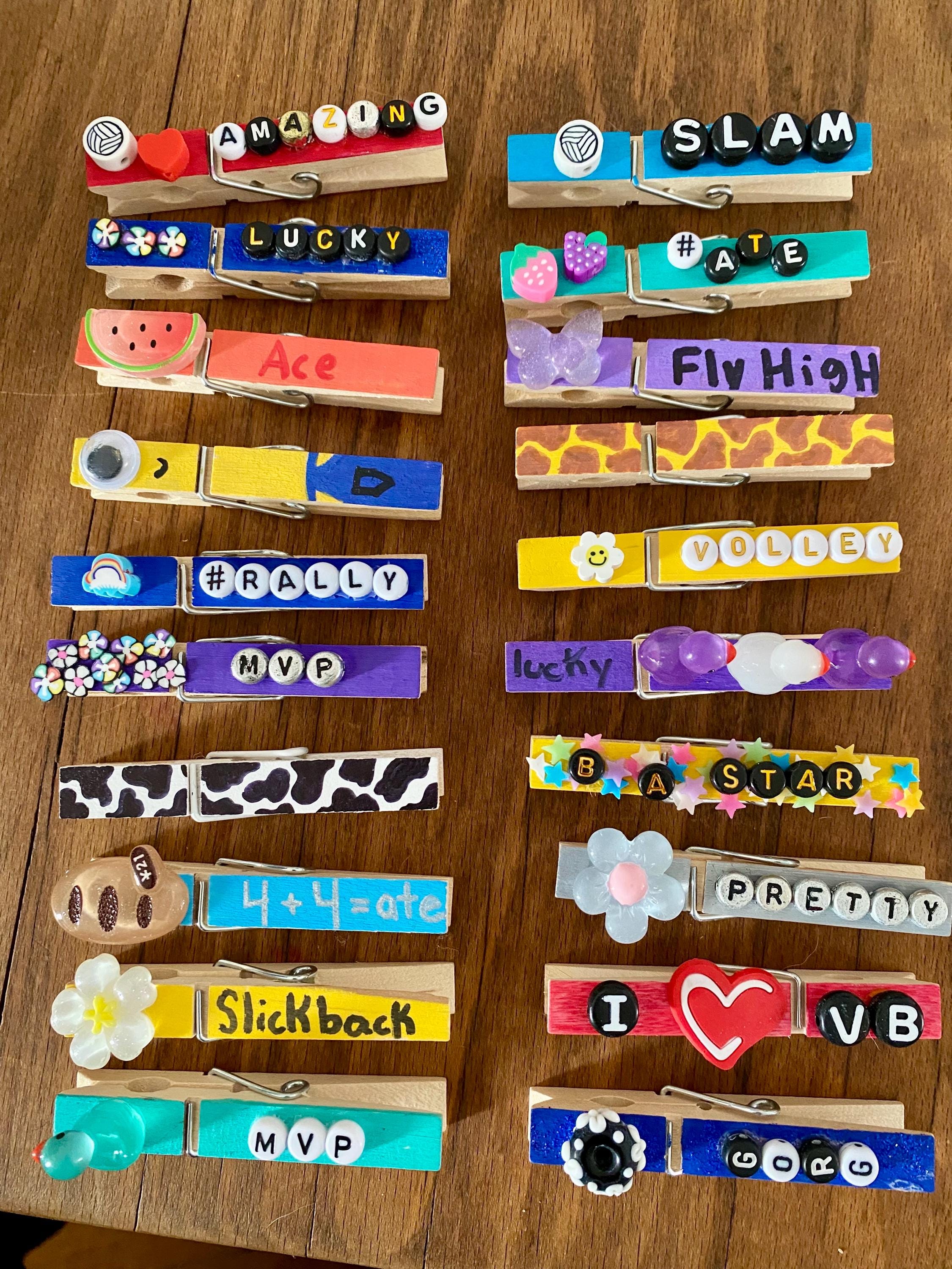 Volleyball Spirit Clips - Etsy