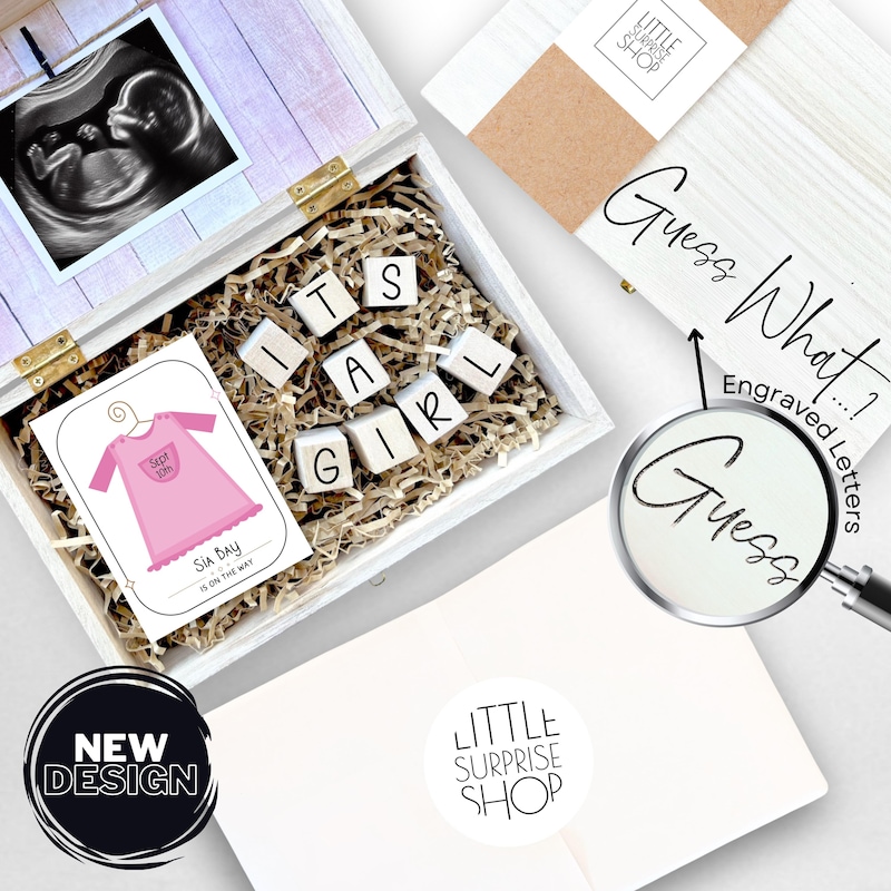 Gender Reveal Box - Etsy