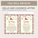 Editable Elf Hello Letter, Greetings From Elf, Elf I'm Back, Elf ...