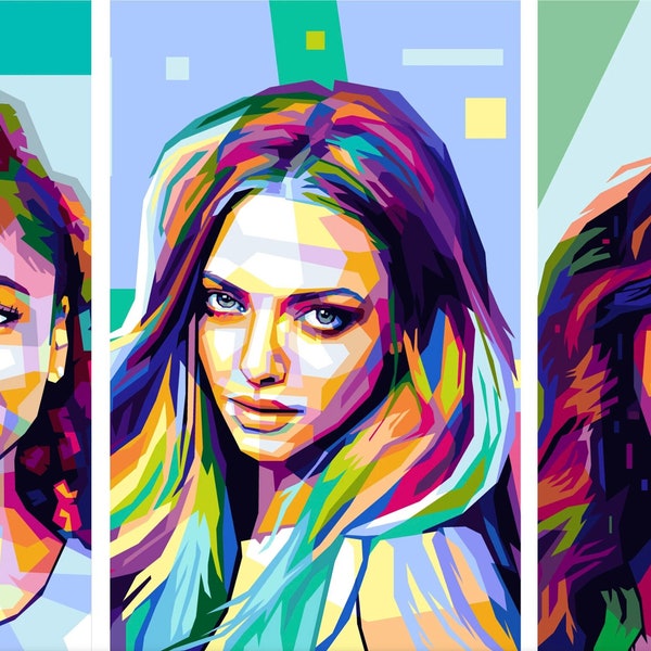 Pop Art Portrait - Etsy