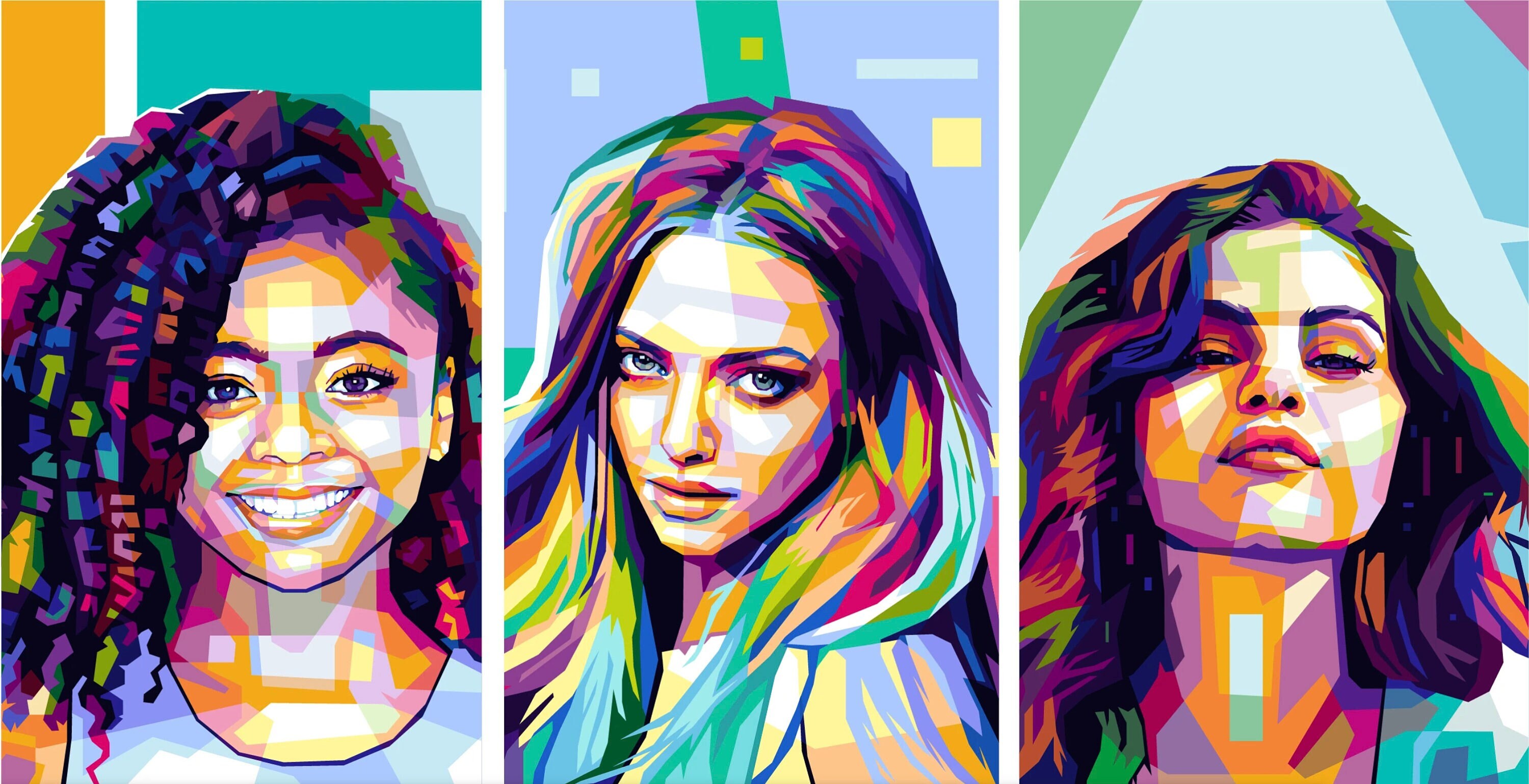 Customized WPAP Pop Art Portrait - Etsy