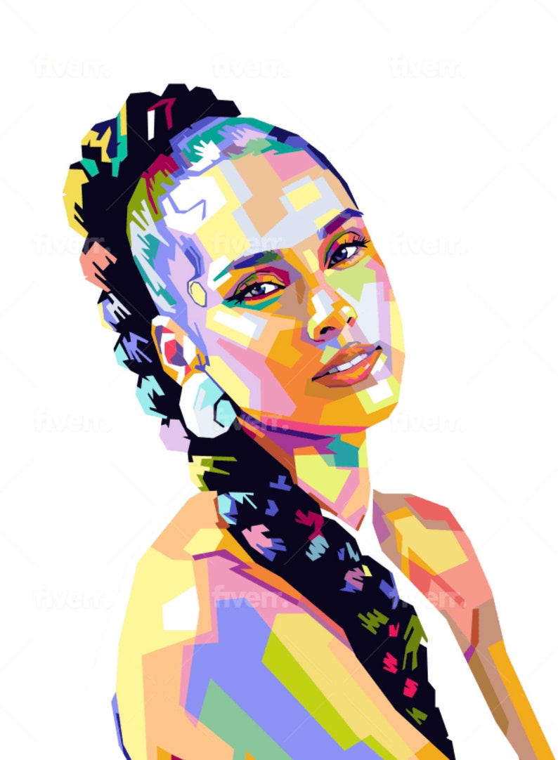 Customized WPAP Pop Art Portrait - Etsy