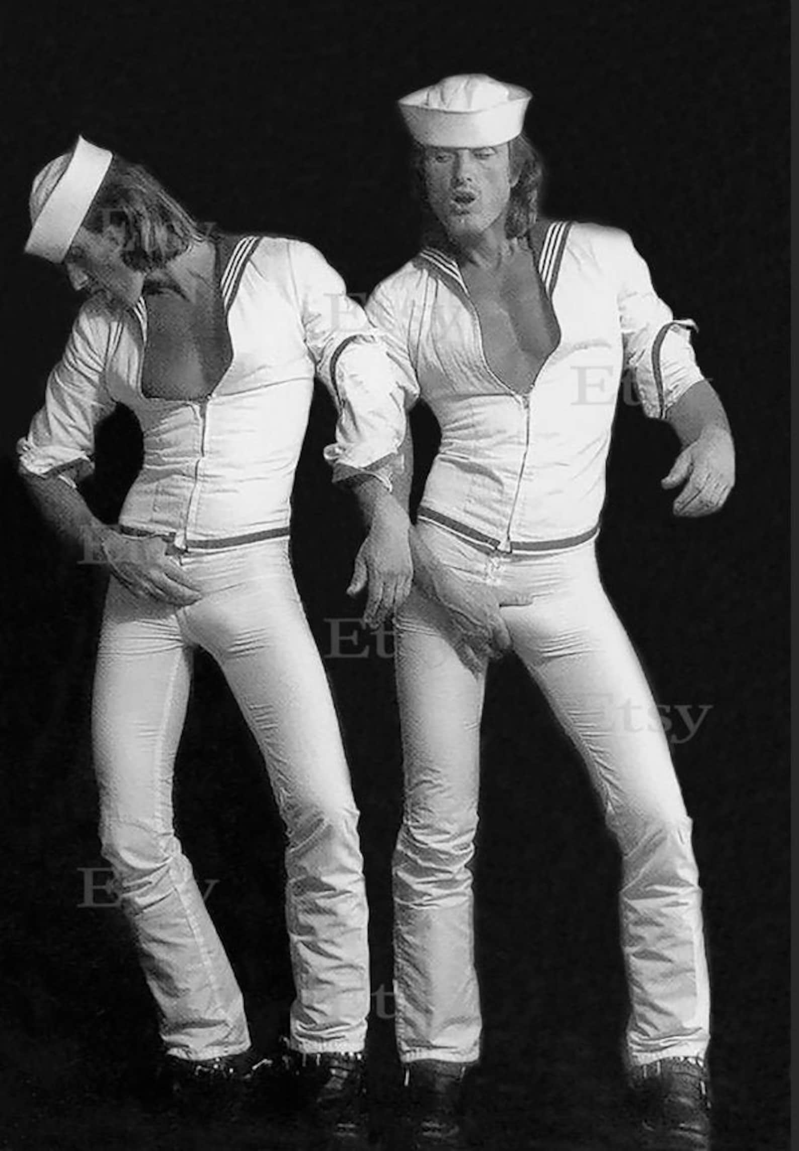 Twins Gay Sailors Vintage Photo 1970s Print Male Erotica Male | Etsy