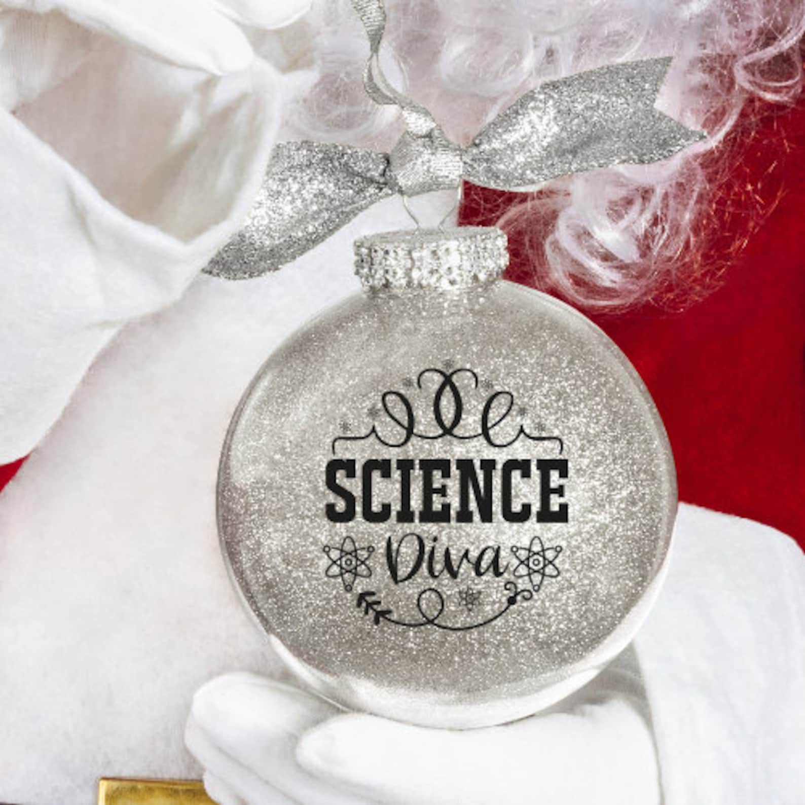 Science Ornament, Science Guy Christmas Ornament, Science Diva Gift ...