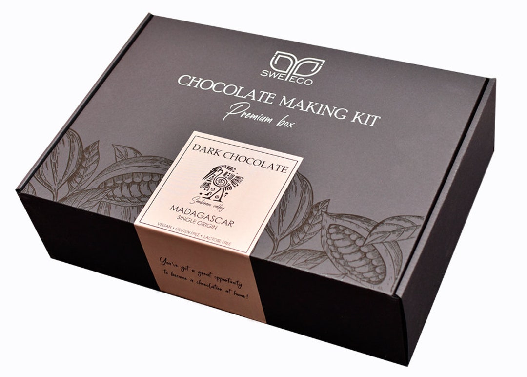 Premium Raw Dark Chocolate Making Kit - Etsy