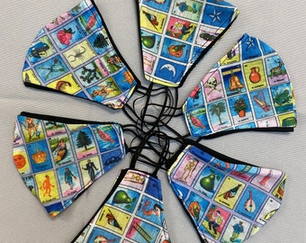 Loteria Face Mask | Etsy
