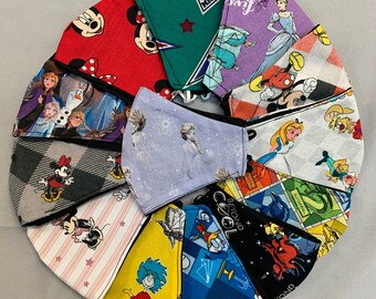 Character Face Mask | Etsy