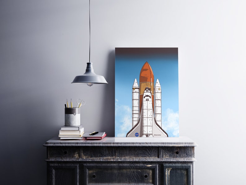 Nasa Space Shuttle Poster - Etsy