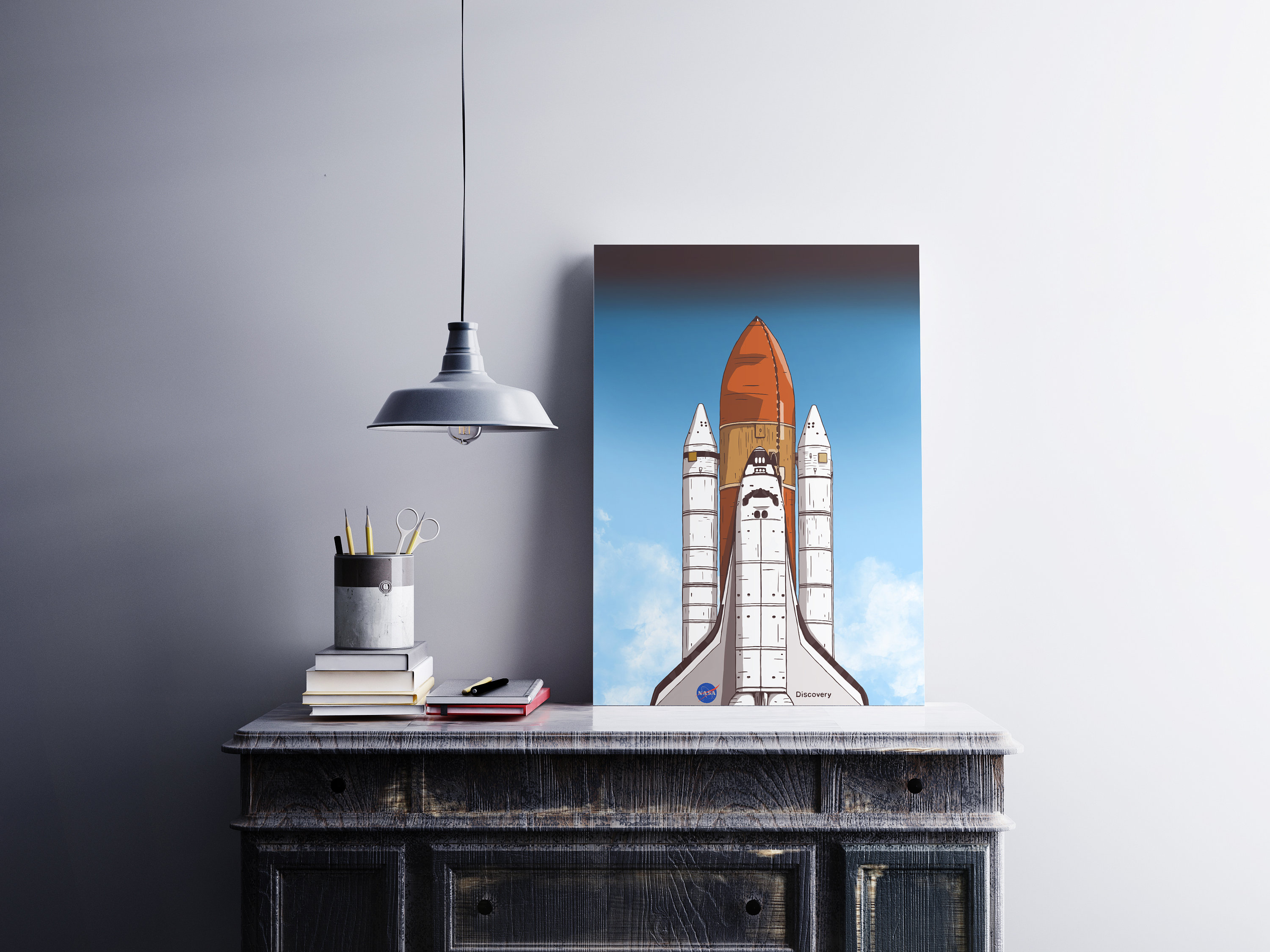 Nasa Space Shuttle Poster - Etsy