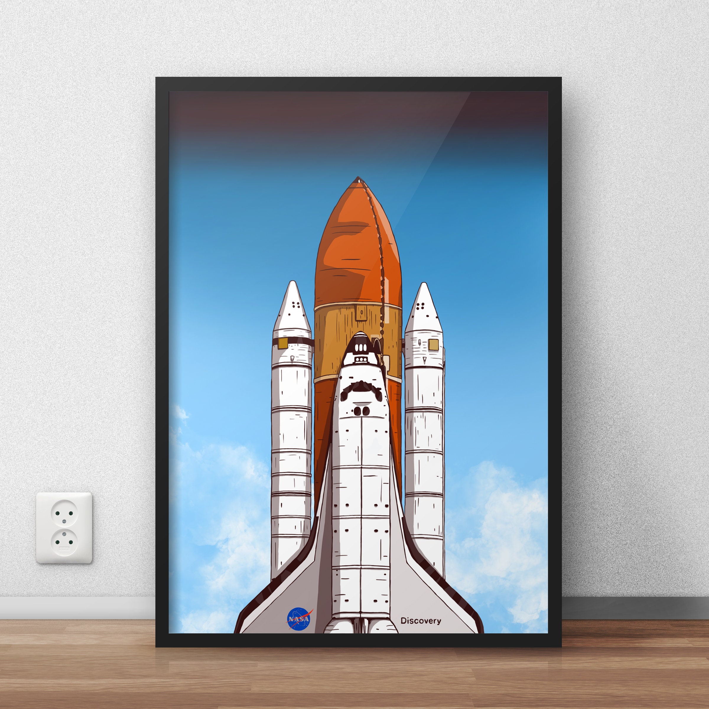 Nasa Space Shuttle Poster - Etsy