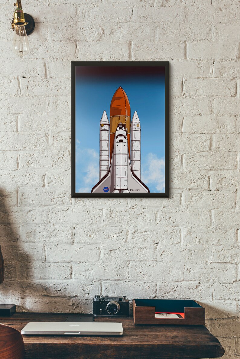 Nasa Space Shuttle Poster - Etsy