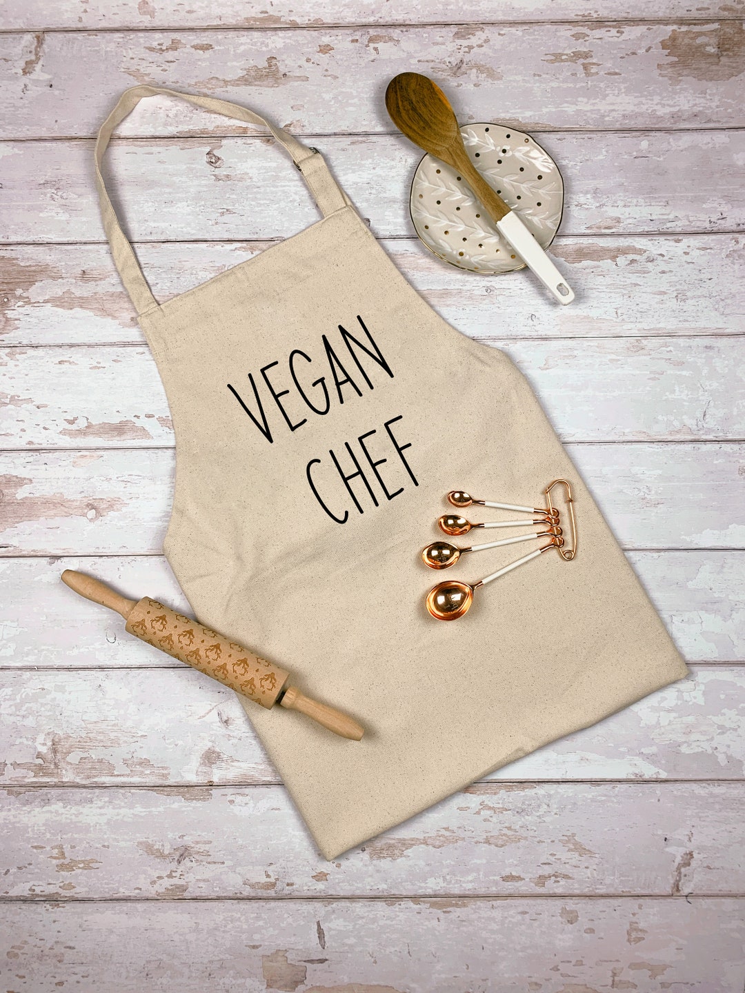 Vegan Chef Apron Birthday Gift Custom Cooking Baking Gifts - Etsy UK