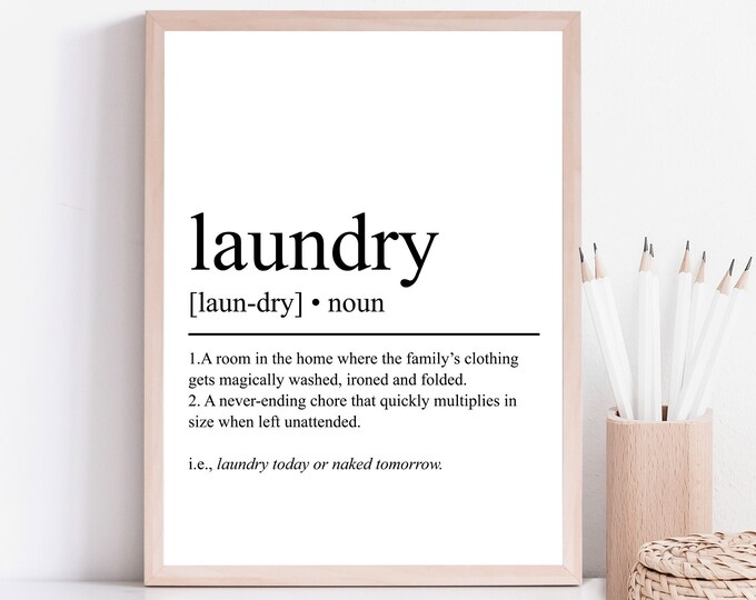 Laundry Cheat Sheet, Printable Laundry Guide, Laundry Instructions ...