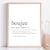 Boujee Definition Print, Typography Print, Funny Print, Home Print ...