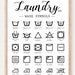 Laundry Cheat Sheet Printable Laundry Guide Laundry - Etsy