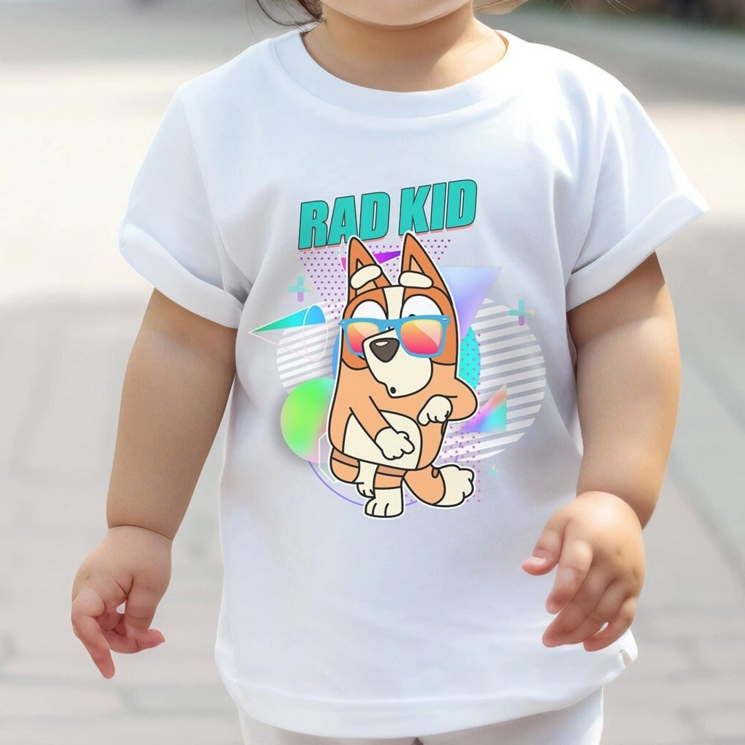 Bluey Rad Kid Shirt, Bluey Dad Shirt, Bluey Mom Shirt, Bluey Family ...
