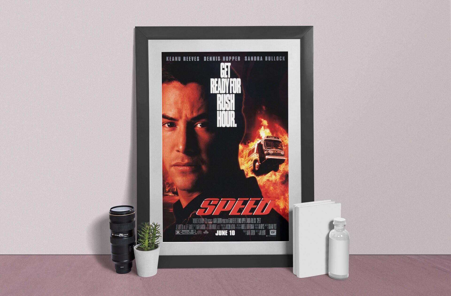 Speed 1994 Vintage Movie Poster retro movie poster Sizes | Etsy