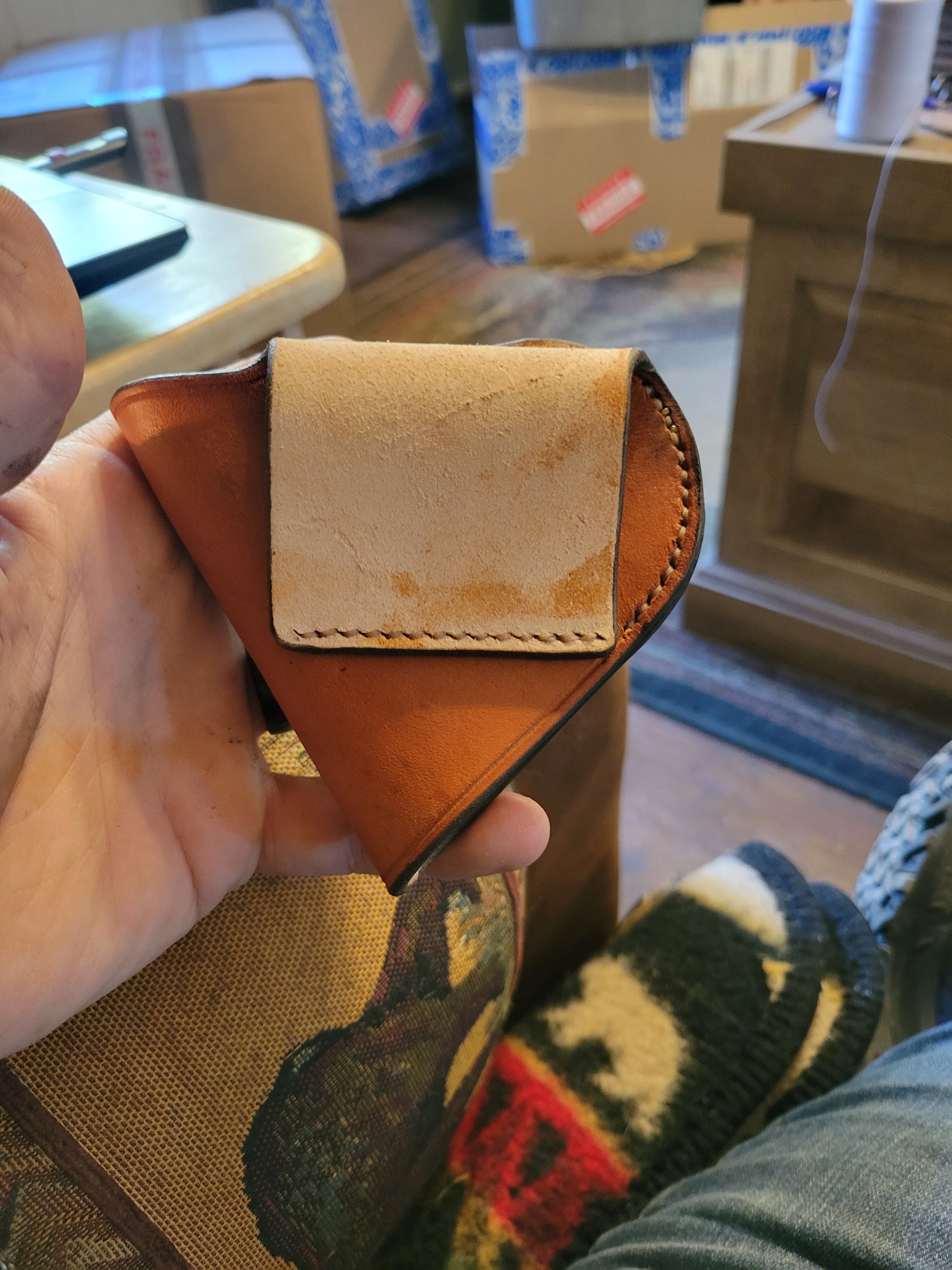 Handmade,1911 Minimalist Holster, Hand Tooled, Leather, Heart ...